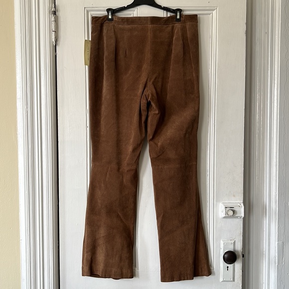 Lord & Taylor | Pants & Jumpsuits | Lord Taylor Suede Leather Pants ...